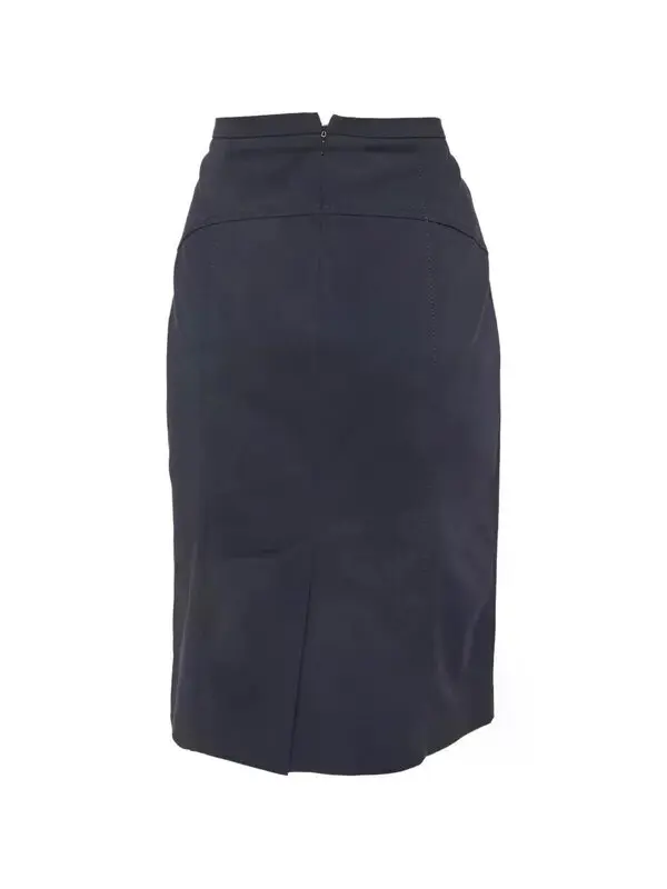 Max Mara Zip-fastening Mini Skirt - Blue