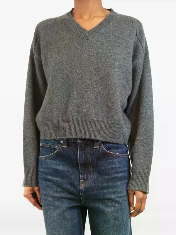 Loulou De Saison Cashmere V-neck Sweater