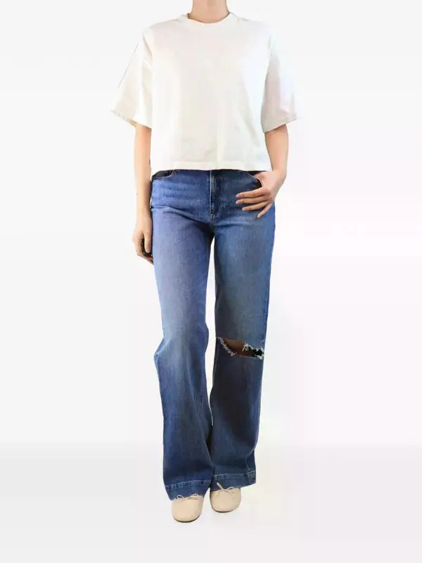 Paige Leenah Distressed Jeans - Blue