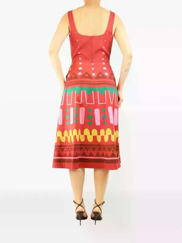La DoubleJ Sophia Sleeveless Cotton Midi Dress