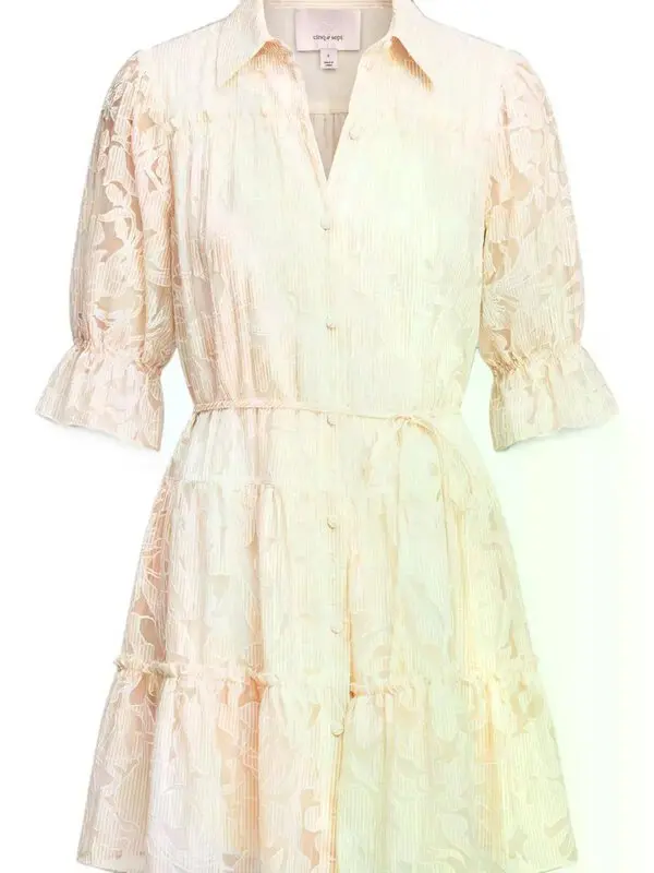 Cinq À Sept Rayla Floral-lace Mini Dress
