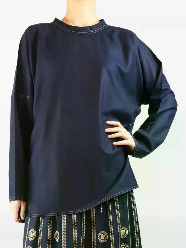 Sofie D'hoore Long Sleeve T-shirt With Contrast Stitching