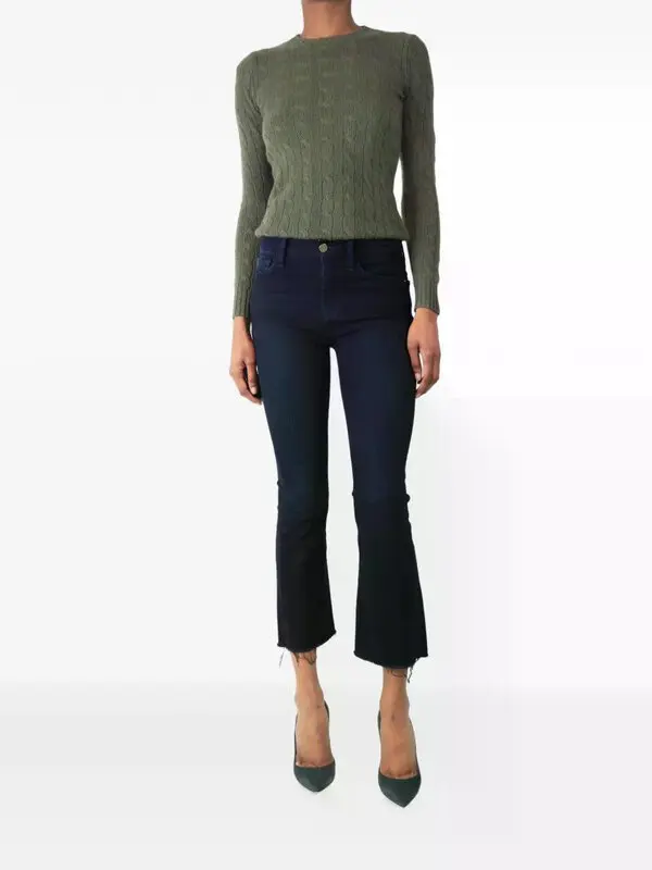 FRAME Belt-loop Cropped Jeans
