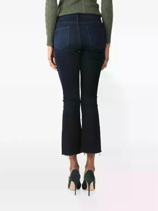 FRAME Belt-loop Cropped Jeans