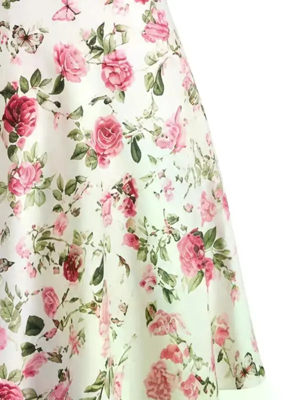 Alice + Olivia Julia Mini Floral-print Dress