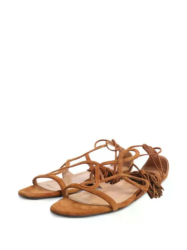 AQUAZZURA Gitana Tassel Sandals