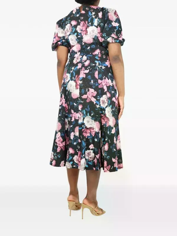 Erdem Floral Jacquard Midi Dress