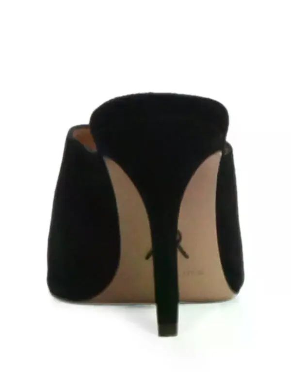 PAUL ANDREW Suede Pointed-toe Mules