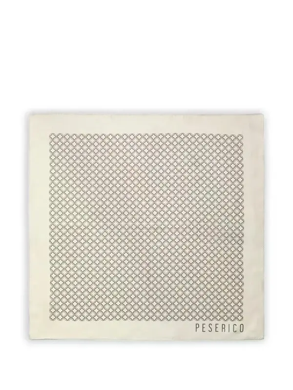 Peserico Geometric-print Scarf