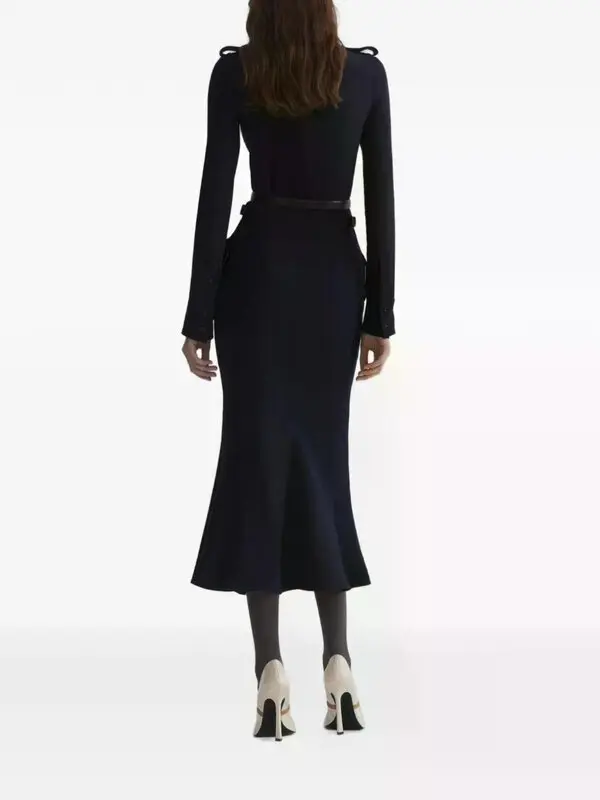 MUGLER Military Shirt Dress