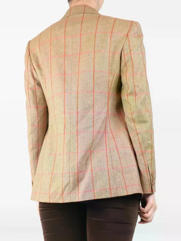 Max Mara Herringbone Check-print Blazer