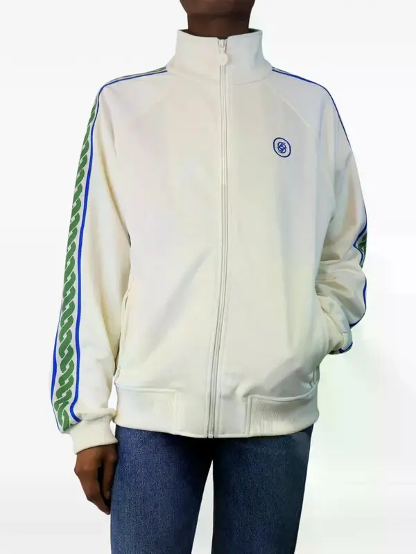 Drole De Monsieur Embroidered Logo Track Jacket