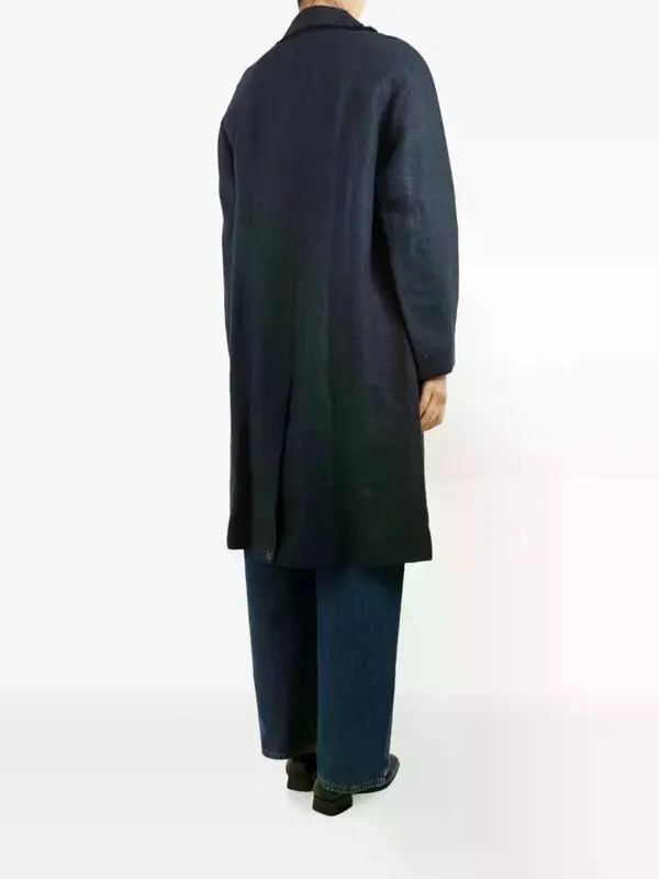 Officine Générale Single-breasted Frayed Coat