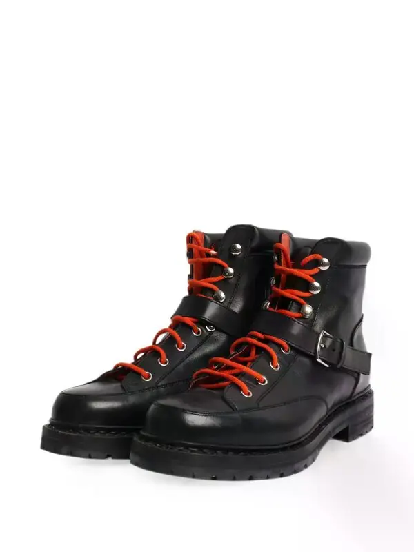 Hermès Buckled Hiking Combat Boots