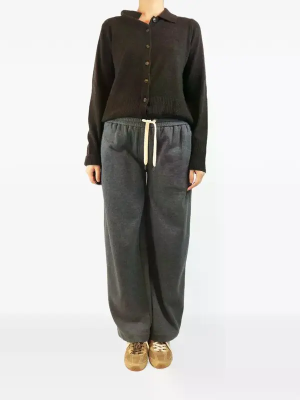 Brunello Cucinelli Elasticated Waist Wide Leg Track Pants