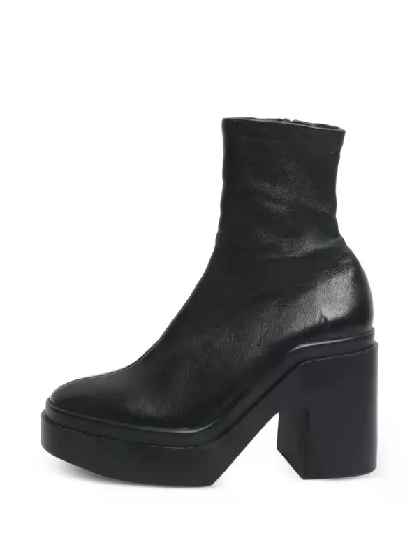 Clergerie Nina Platform Ankle Boots - Black