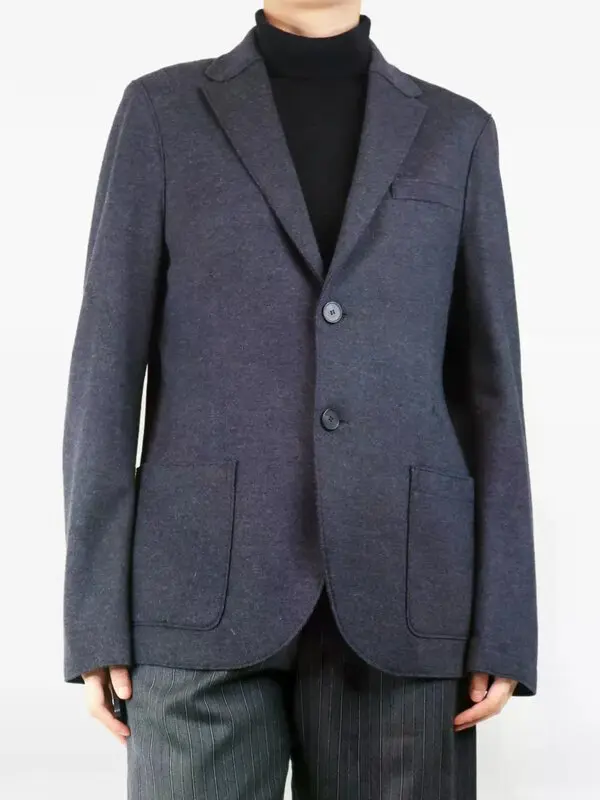 Harris Wharf London Notched Lapel Single-breasted Blazer