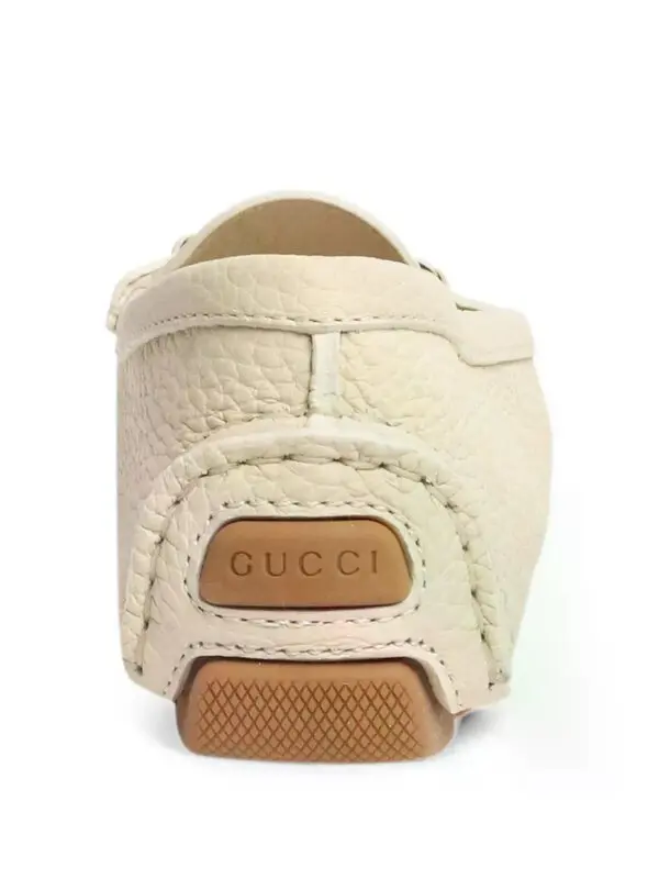 Gucci Leather Loafers With Horsebit Detail