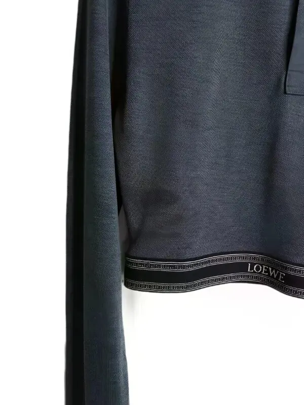 Loewe Cropped Logo Waistband Polo Shirt
