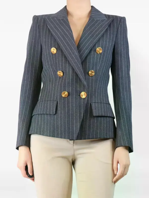 Alexandre Vauthier Pinstripe Double-breasted Blazer