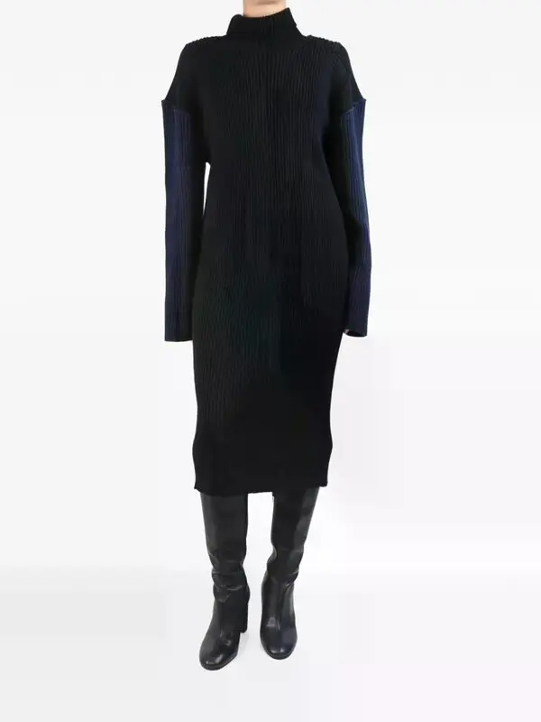 THE ROW Ribbed Knit Midi Dress