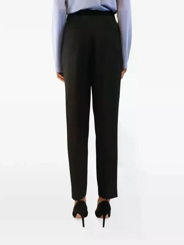 NILI LOTAN Pleated Wool Trousers
