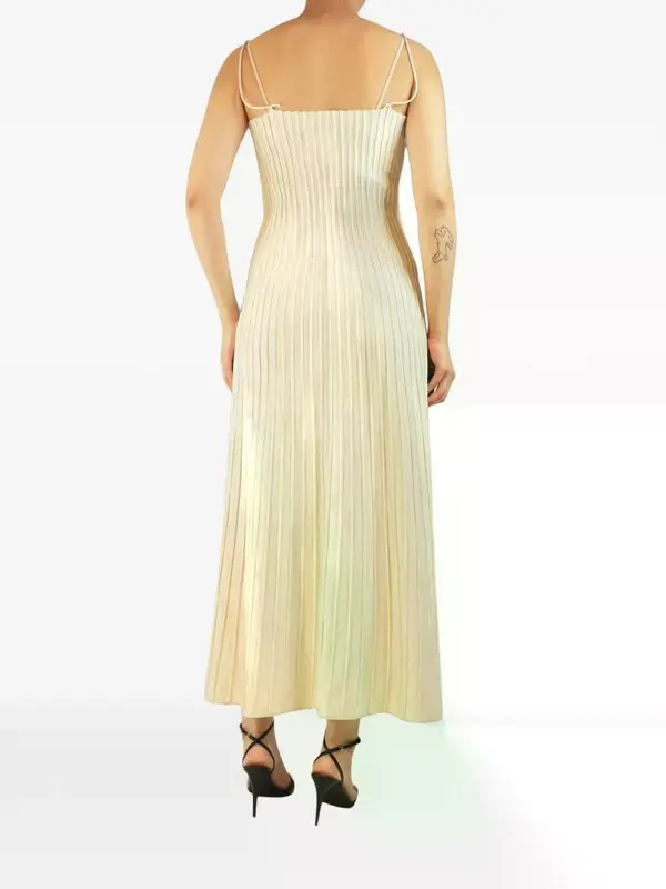 CASASOLA Carlotta Ribbed Midi Dress