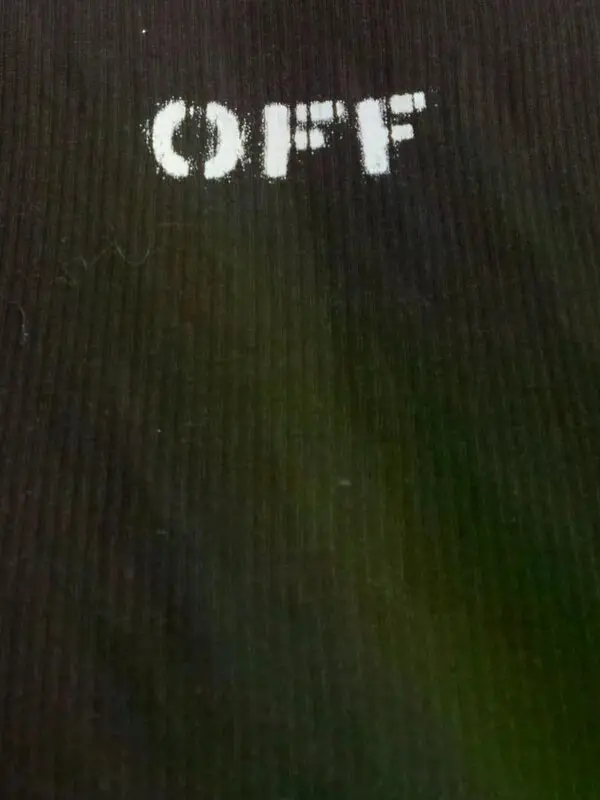 Off-White Racer-back Ribbed Tank Top