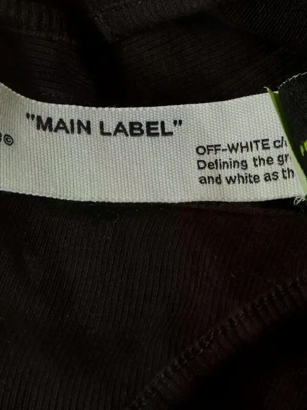 Off-White Racer-back Ribbed Tank Top