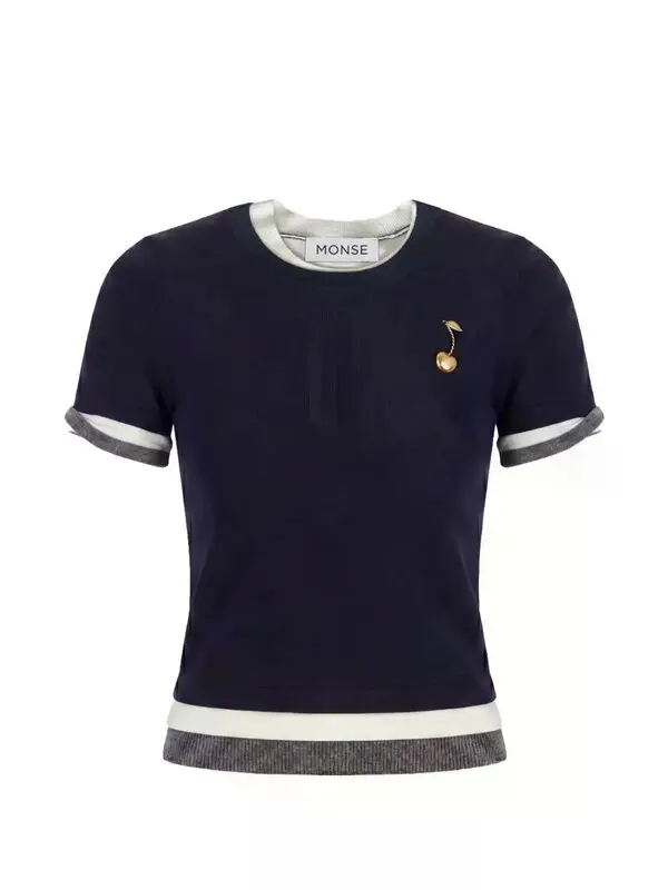 Monse Triple-layer Cherry Motif T-shirt