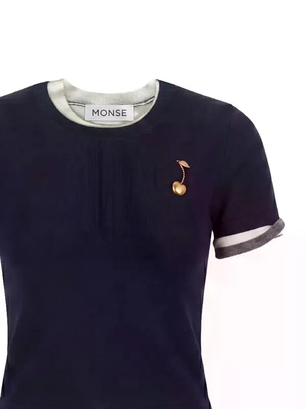 Monse Triple-layer Cherry Motif T-shirt