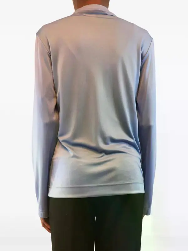 Celine High-neck Long-sleeved T-shirt