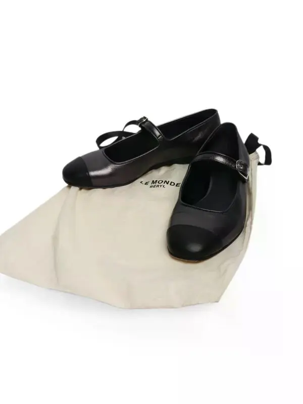 Le Monde Beryl Leather Ballet Flats