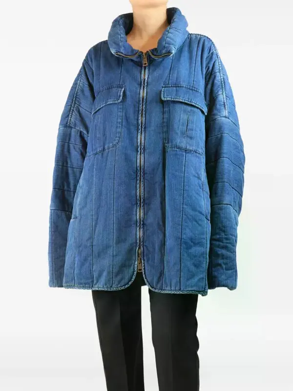 Chloé Quilted Denim Jacket
