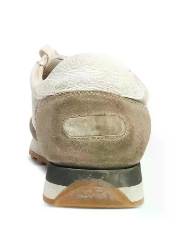 Brunello Cucinelli Suede Sneakers With Monili Chain