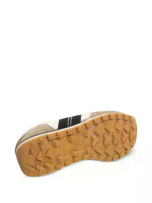 Brunello Cucinelli Suede Sneakers With Monili Chain