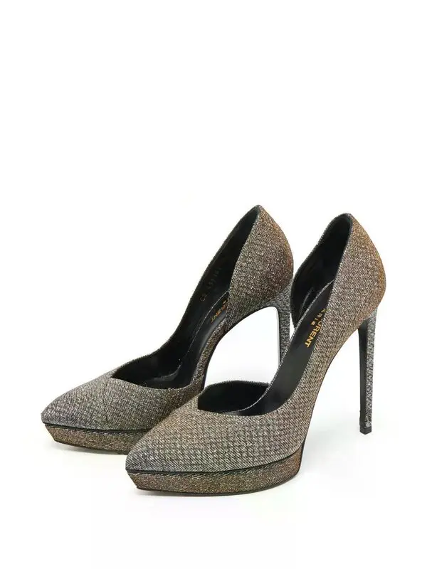 Saint Laurent Janis Pointed-toe Pumps