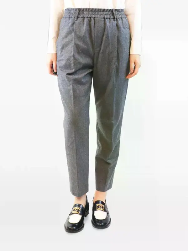 Brunello Cucinelli Pleated Wool Trousers