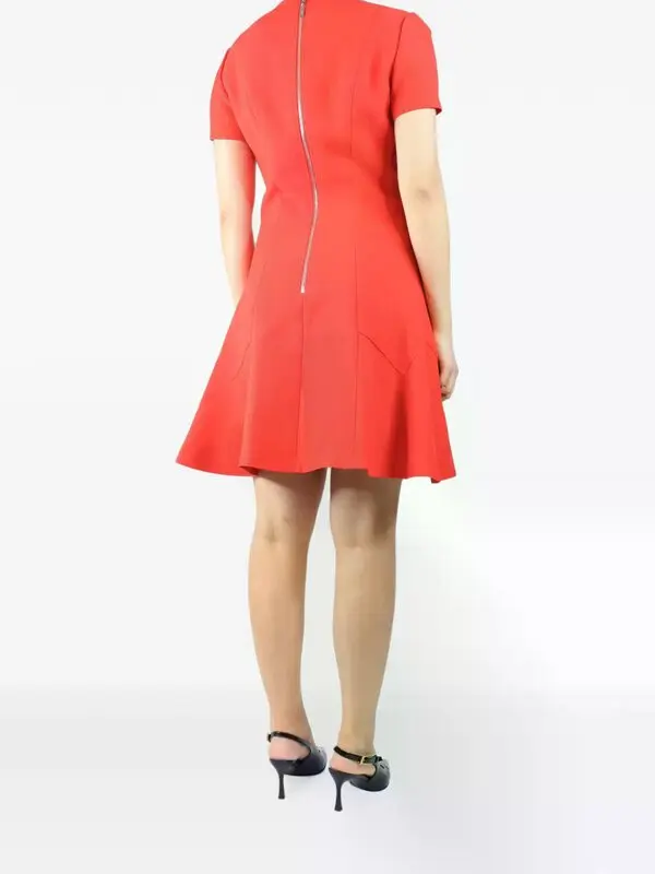 LOUIS VUITTON Short-sleeved Crewneck Mini Dress