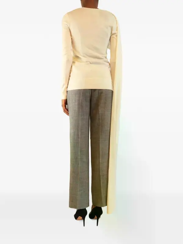 TOTEME Draped-scarf Sweater