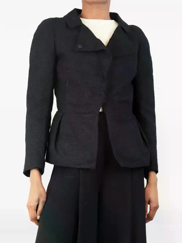 Marni Peplum Jacket With Notched Lapels