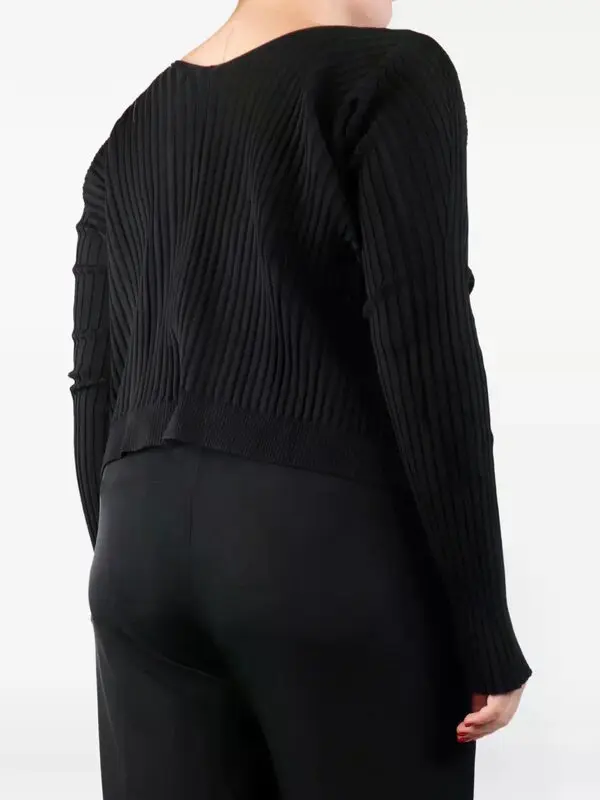 Jacquemus Ribbed Cropped Cardigan
