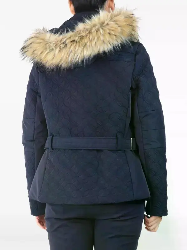 BLANC Quilted Belted Ski Jacket