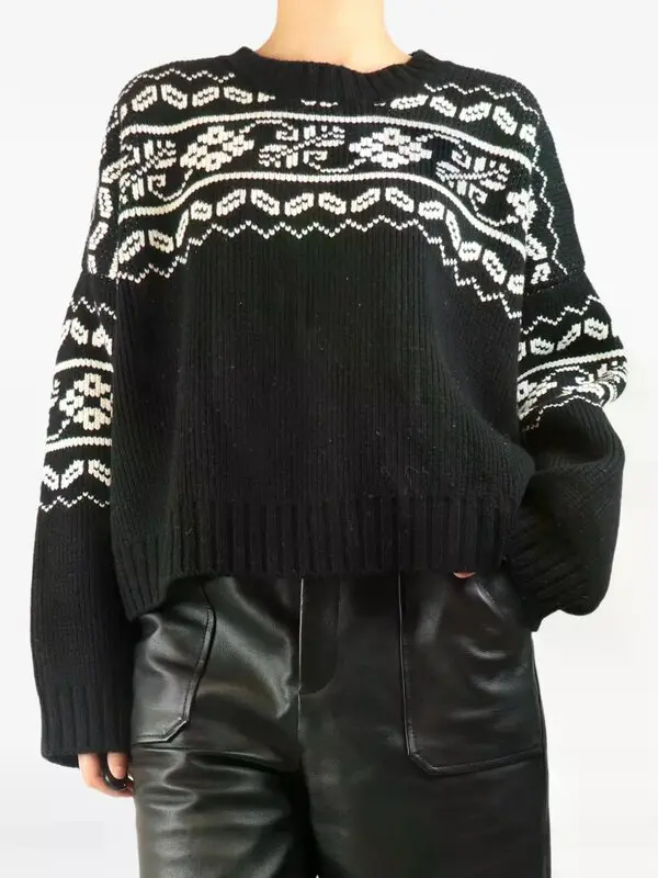 RÓHE Fair Isle Knit Sweater