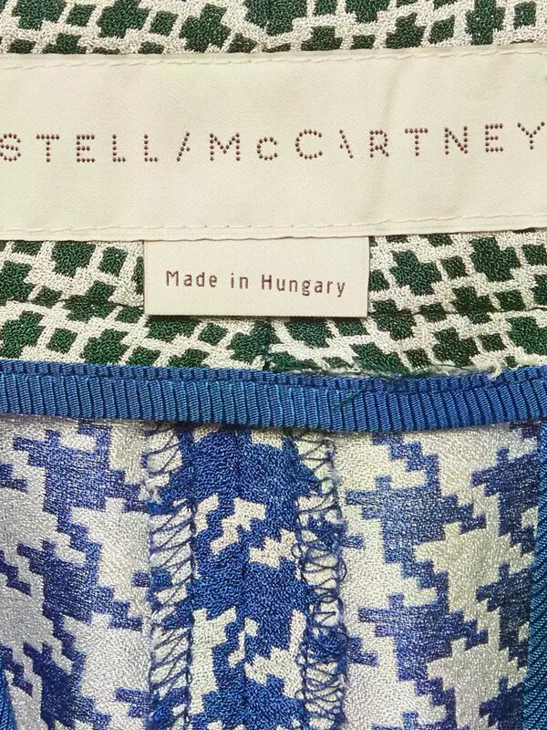 Stella McCartney Houndstooth Crepe Shorts