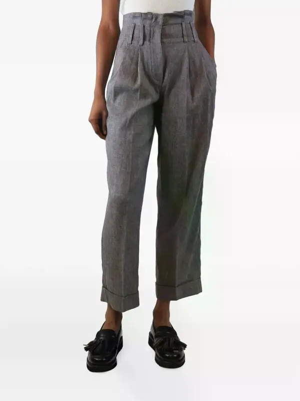 Brunello Cucinelli High-waist Pleated Trousers