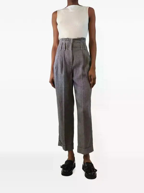 Brunello Cucinelli High-waist Pleated Trousers
