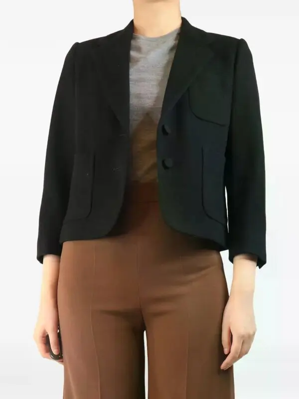 Dries Van Noten Cropped Notched-lapel Jacket