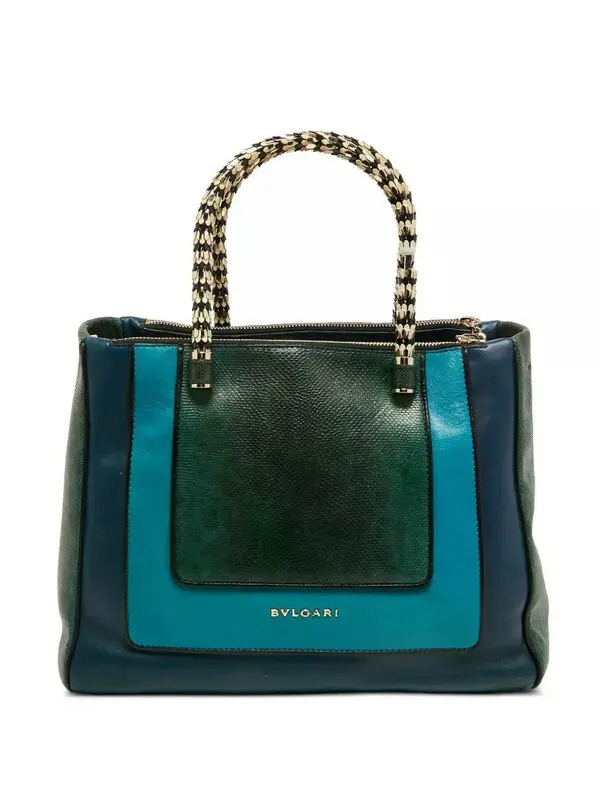 BVLGARI Serpenti Scaglie Handbag - Blue