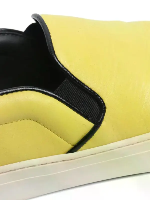 Celine Leather Slip-on Sneakers